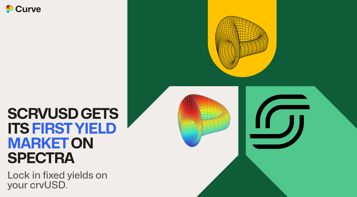 scrvUSD gets its first yield market on Spectra